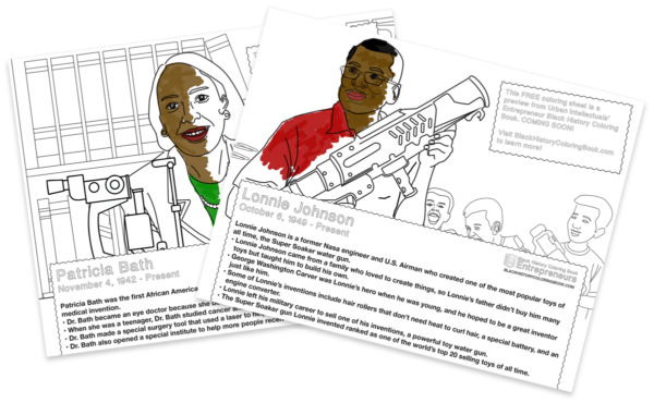 Free Entrepreneur Coloring Sheets | Urban Intellectuals Store