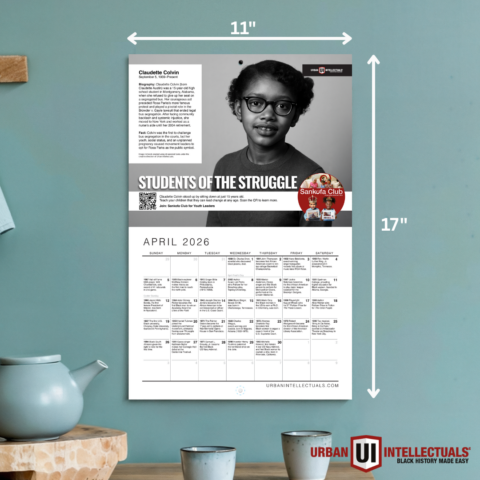 2026 Black History 365 Facts Wall Calendar - Power to the People ...